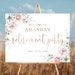 Blush Pink Retirement Party Welcome Sign, Retirement Welcome Sign ...