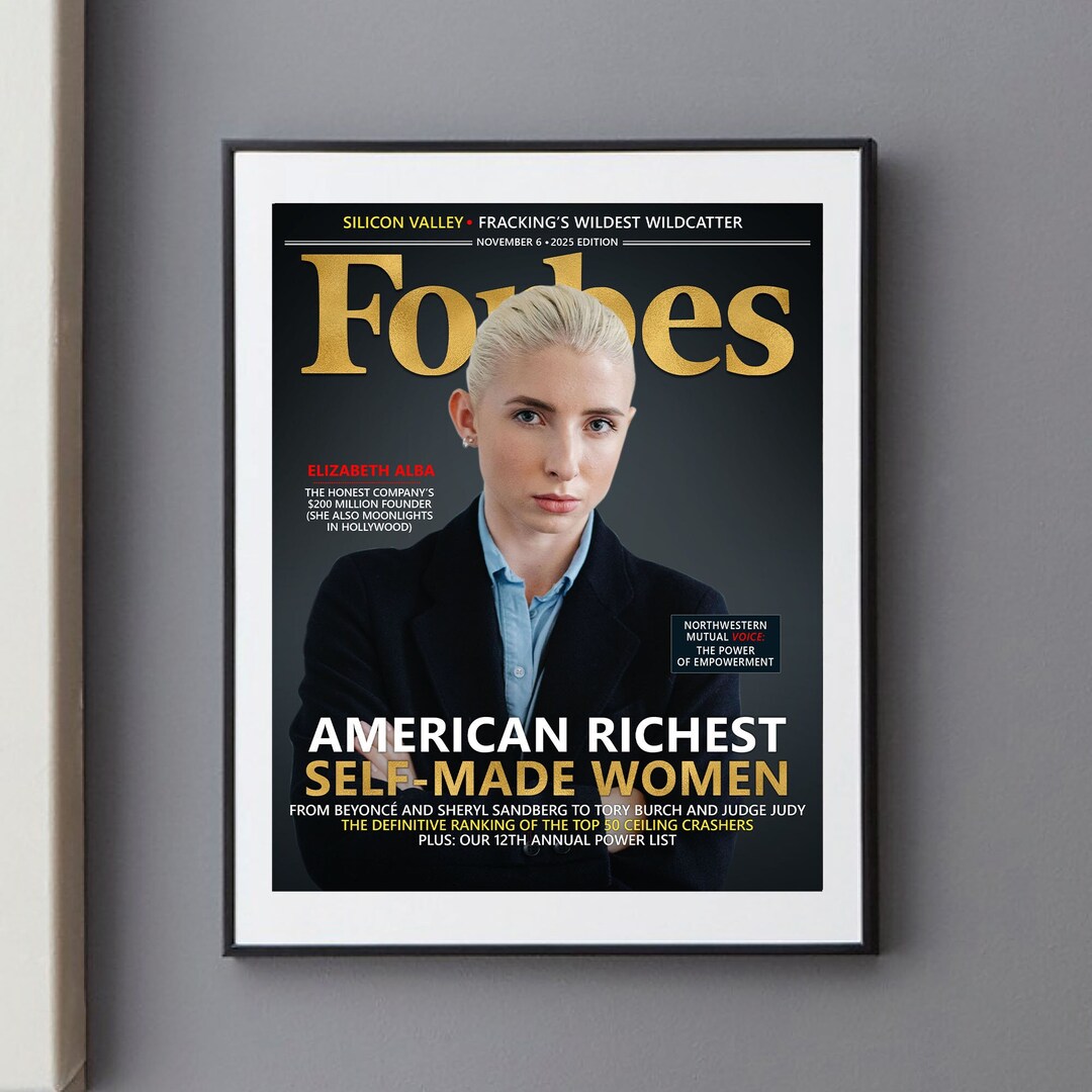 Custom Magazine Cover, Forbes, Person of the Year, Woman Empowerment ...