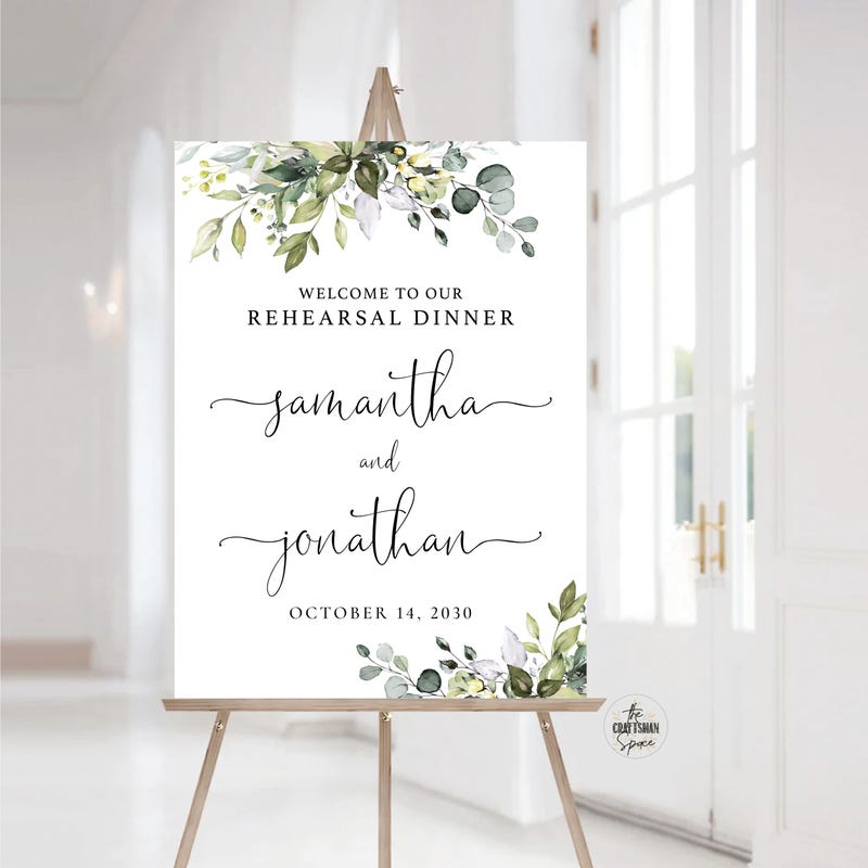 Rehearsal Dinner Sign - Etsy