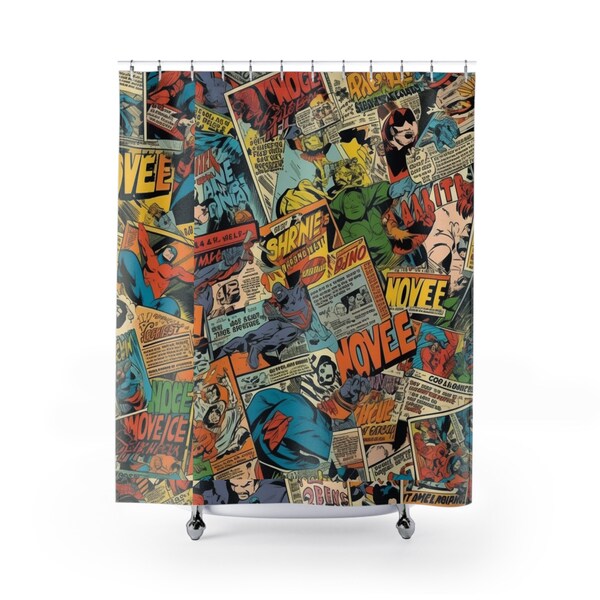 Comic Book Curtains - Etsy