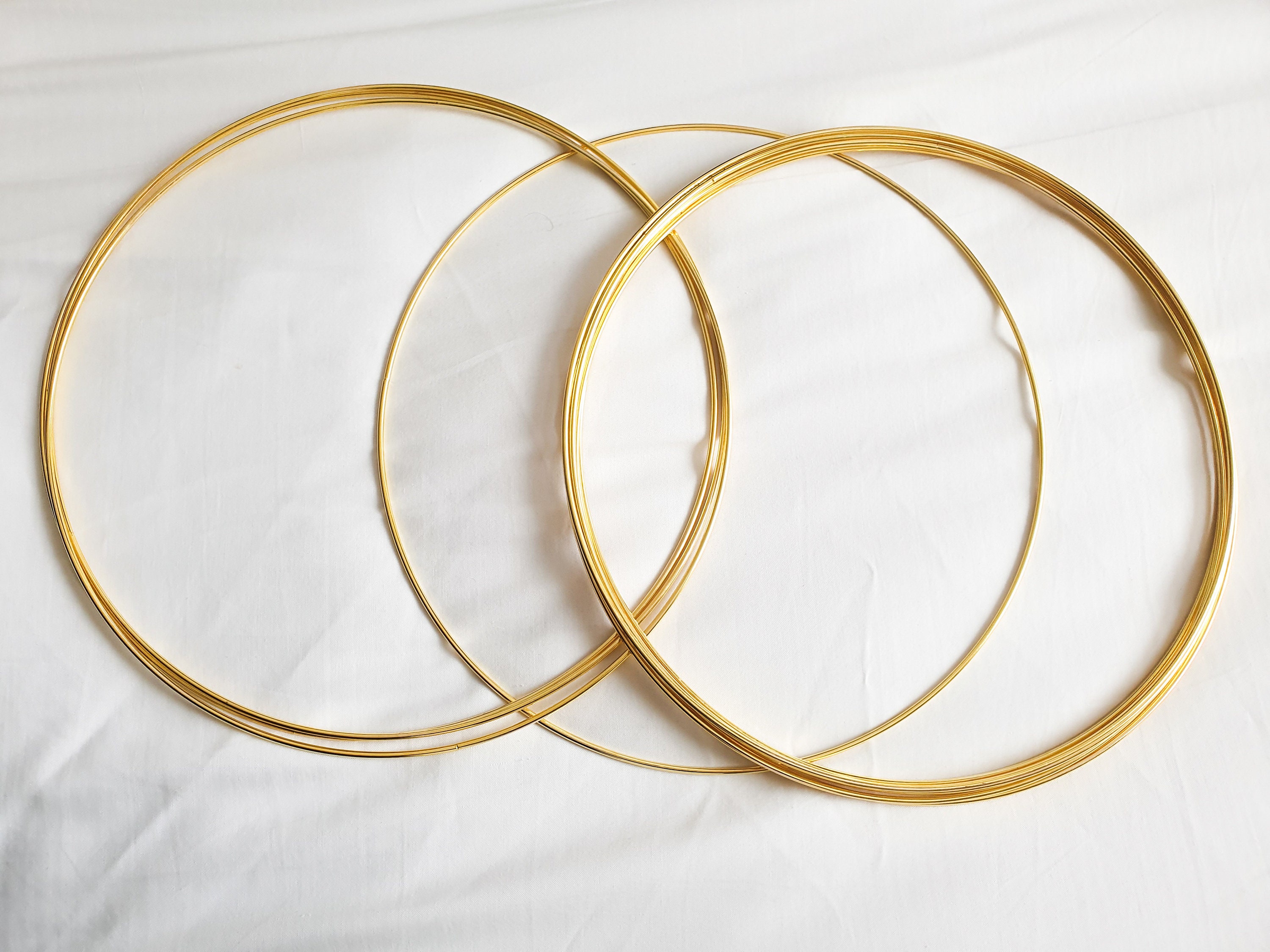 Gold Metal Hoop, Gold Craft Ring, Ring for Dream Catcher, Mandala ...