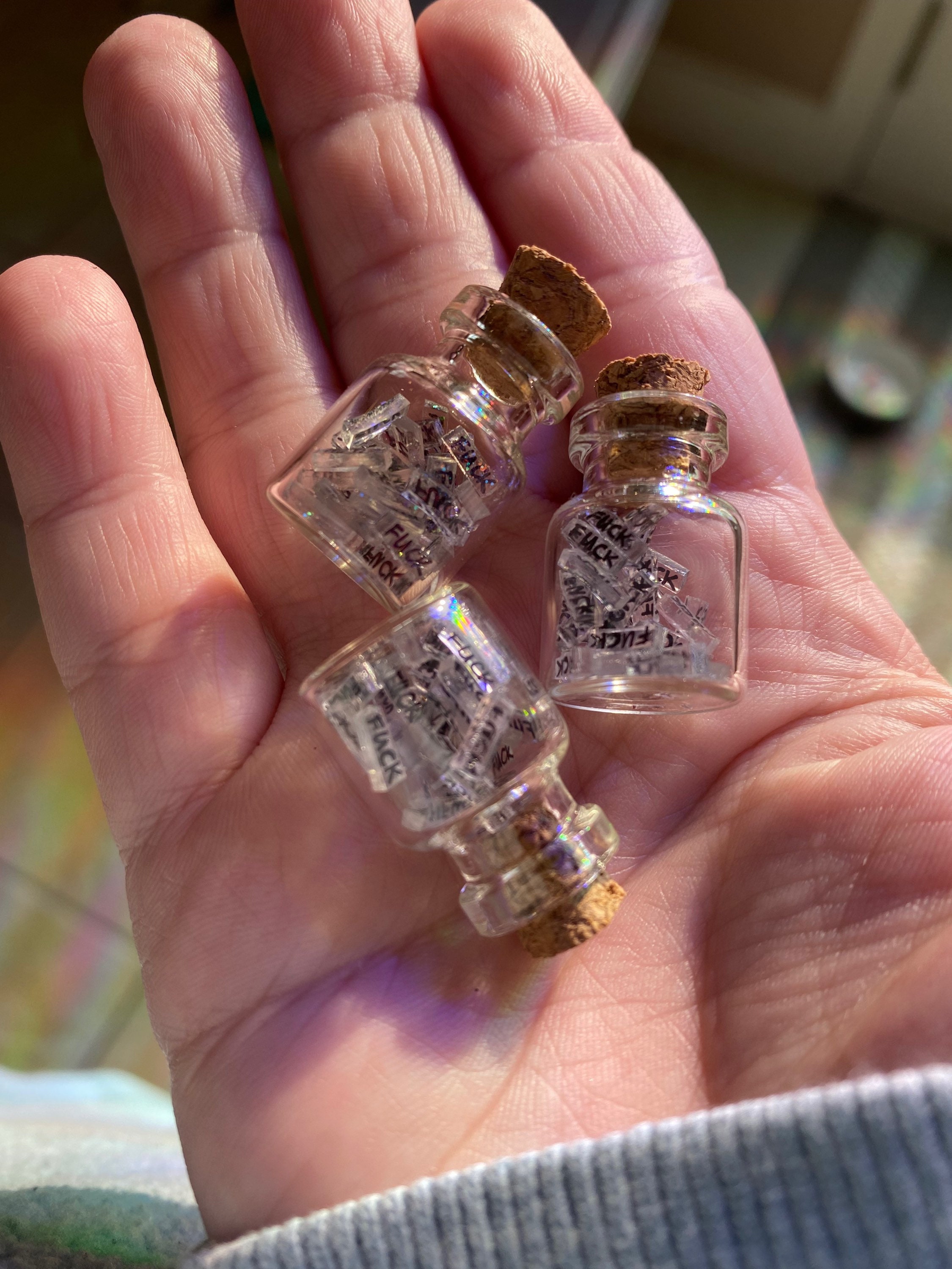 𝐌𝐢𝐧𝐢 𝐉𝐚𝐫𝐬 𝐨𝐟 𝐅𝐜𝐤𝐬 - Etsy