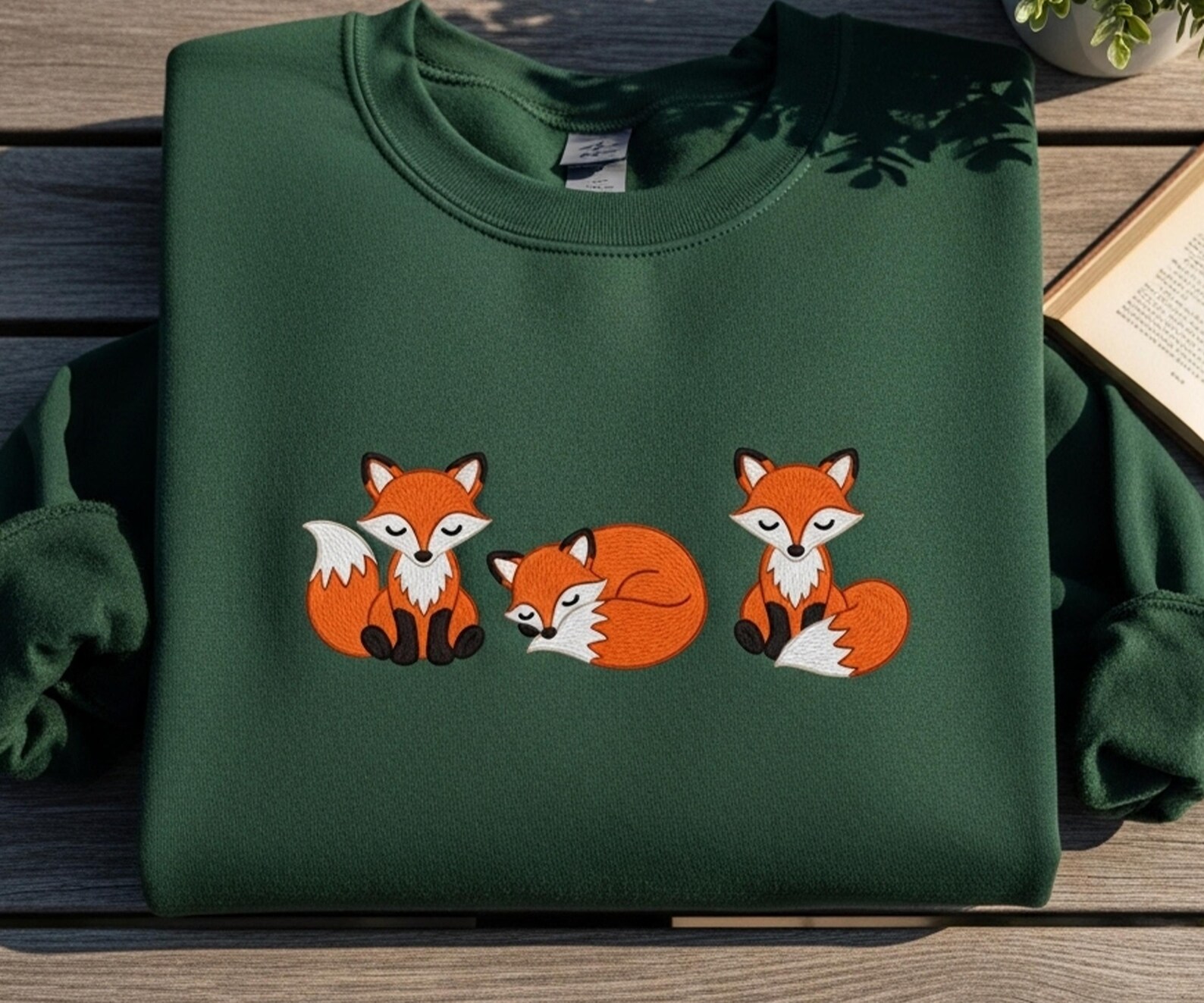 Cute Fox Sweatshirt, Cozy Woodland Animal Sweatshirt, Fall Fox Apparel ...