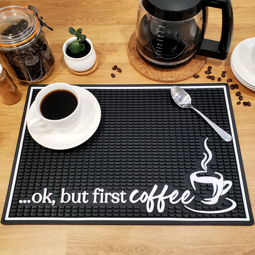 Coffee Bar Mat - Coffee Bar Accessories for Coffee Station, Coffee ...