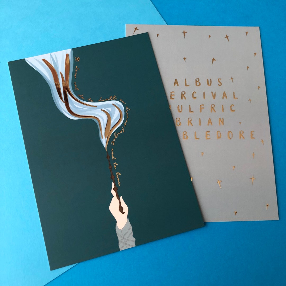 SECONDS Headmaster Postcard Wizard Post Card Headmaster - Etsy UK