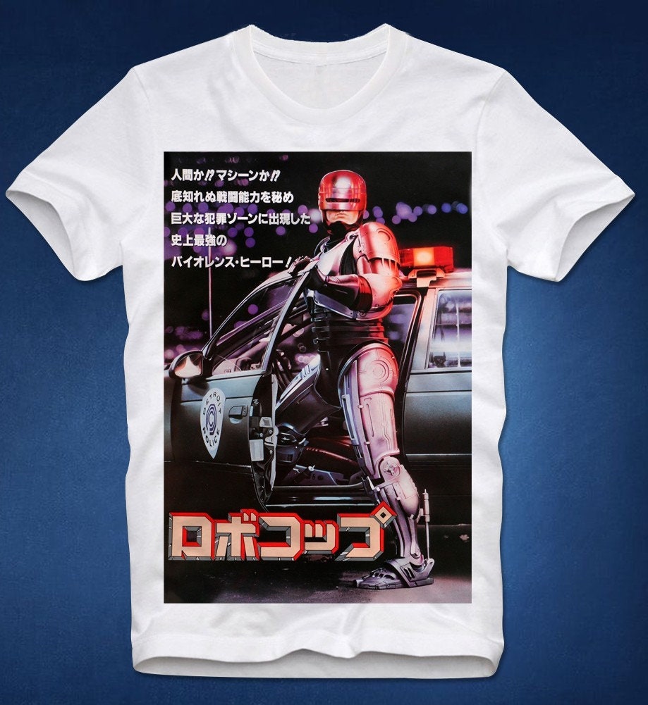 T-Shirt Robocop Japan Japanese Movie Poster Retro Vintage Sylvester ...