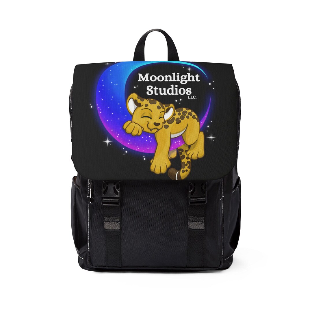 Moonlight Studios Logo Unisex Casual Shoulder Backpack - Etsy