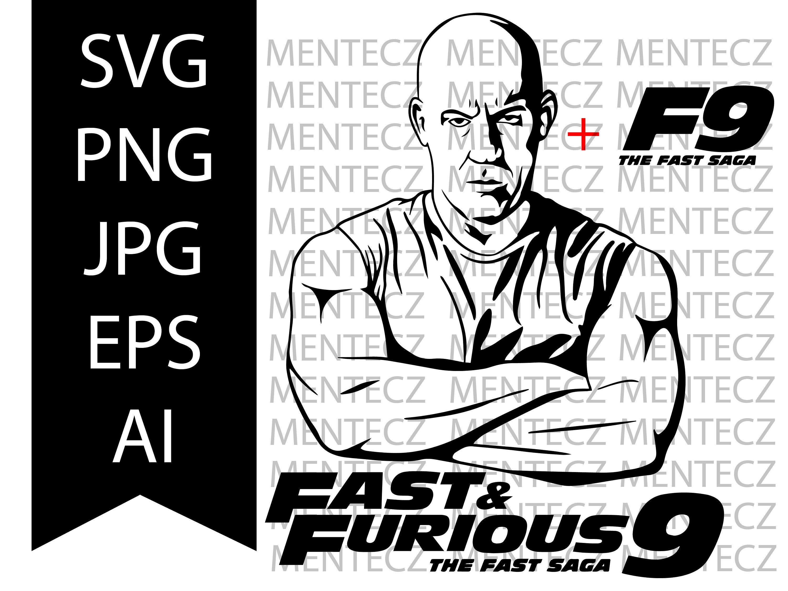 The Fast And The Furious 9 Logo SVG PNG JPEG. F9 Movie | Etsy