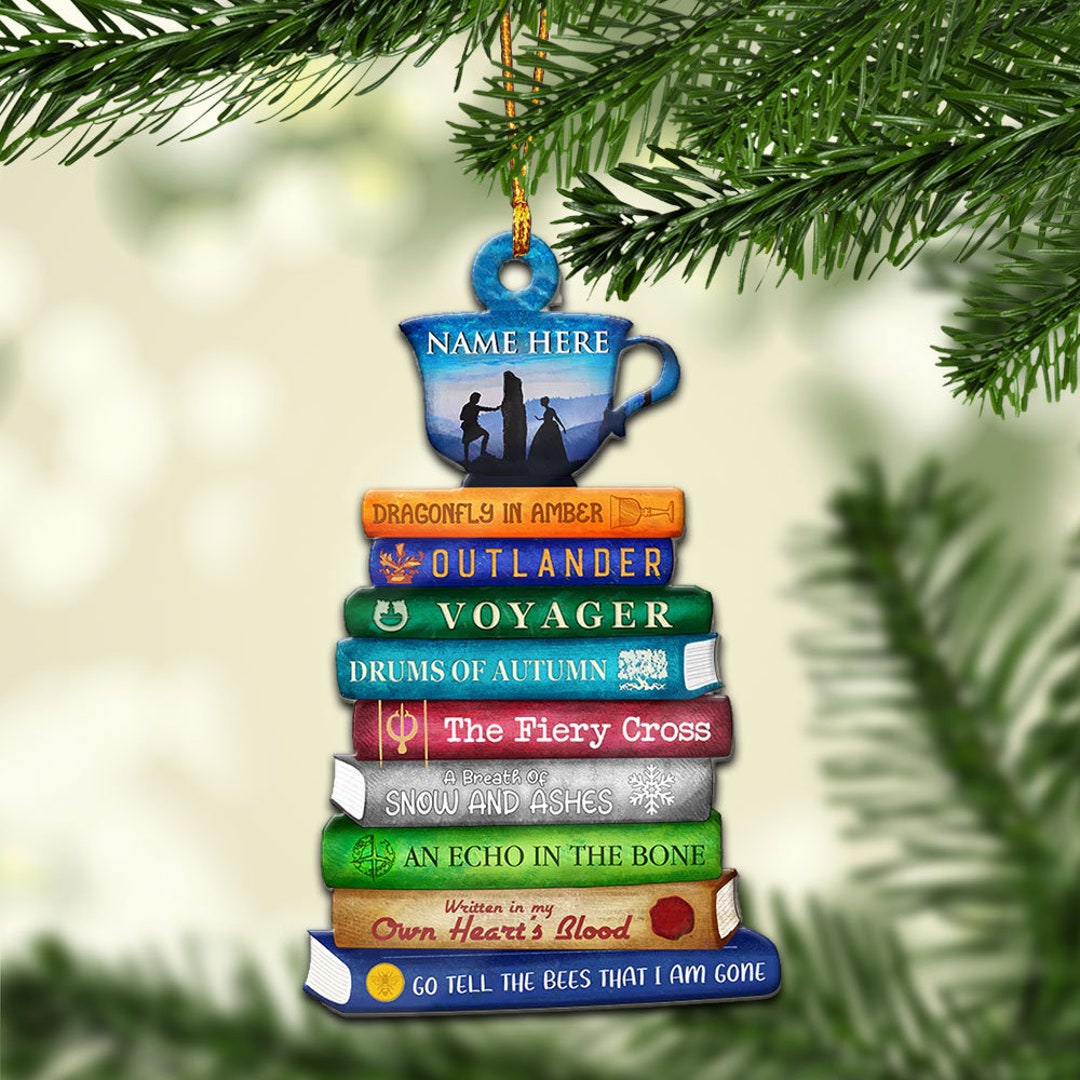 Personalized Outlander Novel Book Christmas Ornament, Go Tell the Bees ...