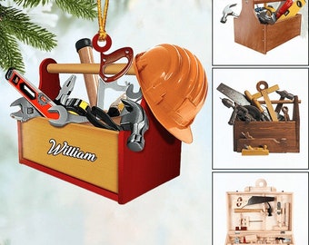 Handyman Tool Wood Christmas Ornament CHR107 - Etsy