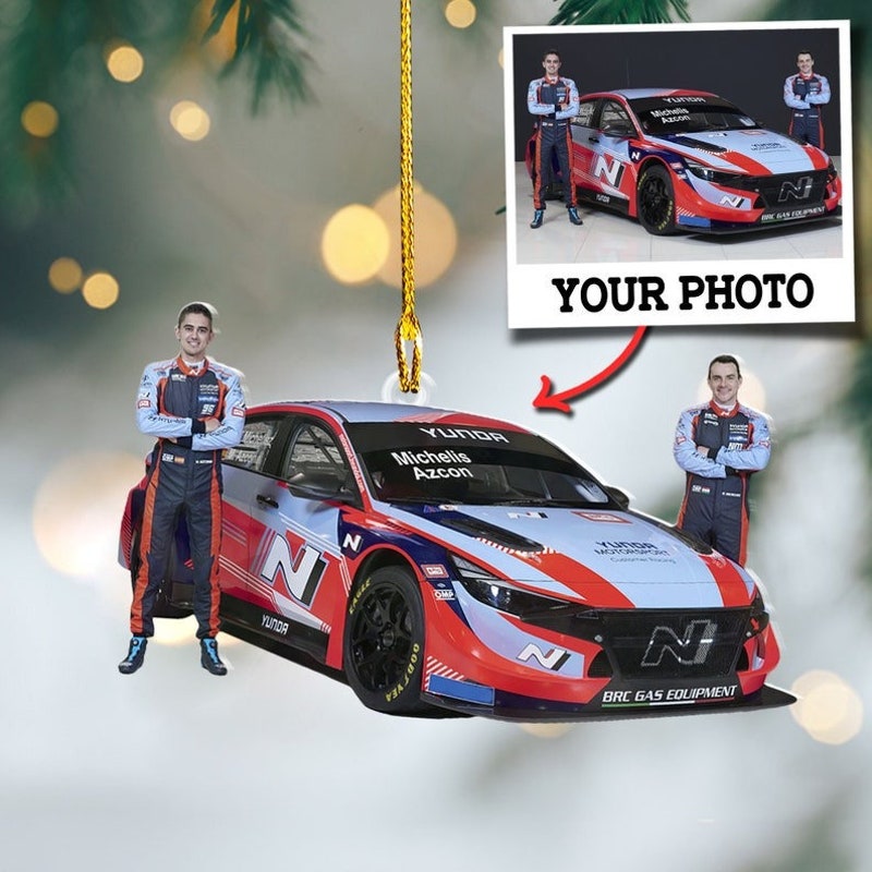 Race Car Ornament - Etsy