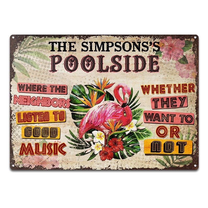Funny Pool Signs - Etsy