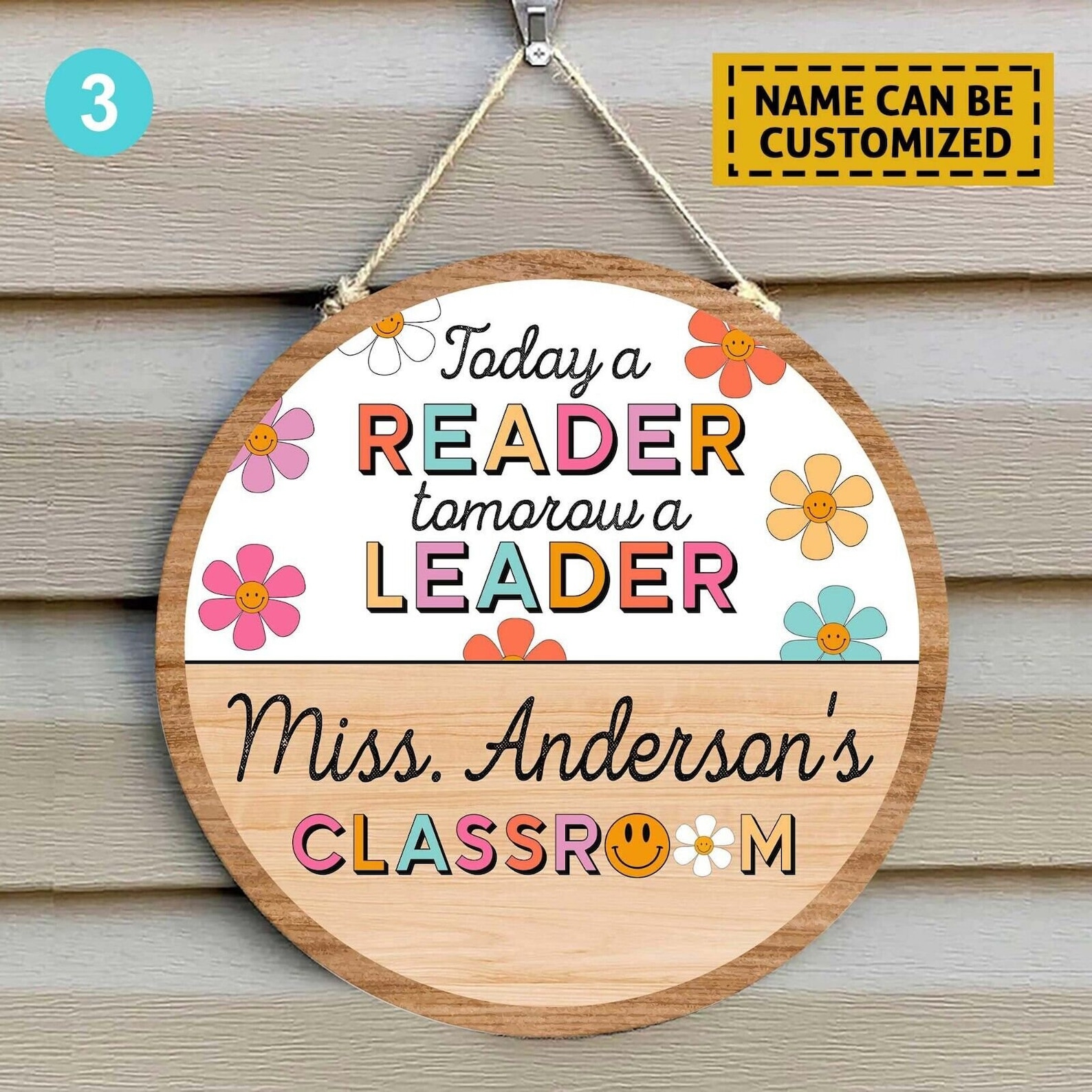 Personalized Teacher Door Sign, Teacher Name Sign, Teacher Door Hanger ...