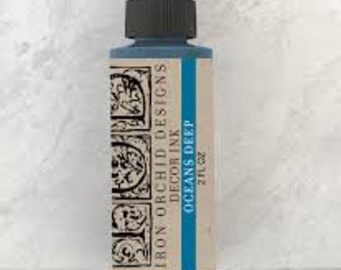 IOD Decor Ink Oceans Deep by Iron Orchid Designs - Etsy