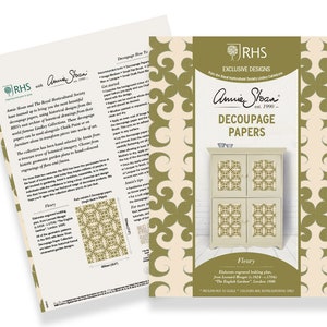 Annie Sloan Decoupage Paper-fleury - Etsy