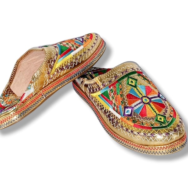 Moroccan Slippers - Etsy