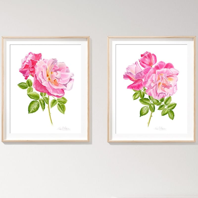 Rose Artwork - Etsy