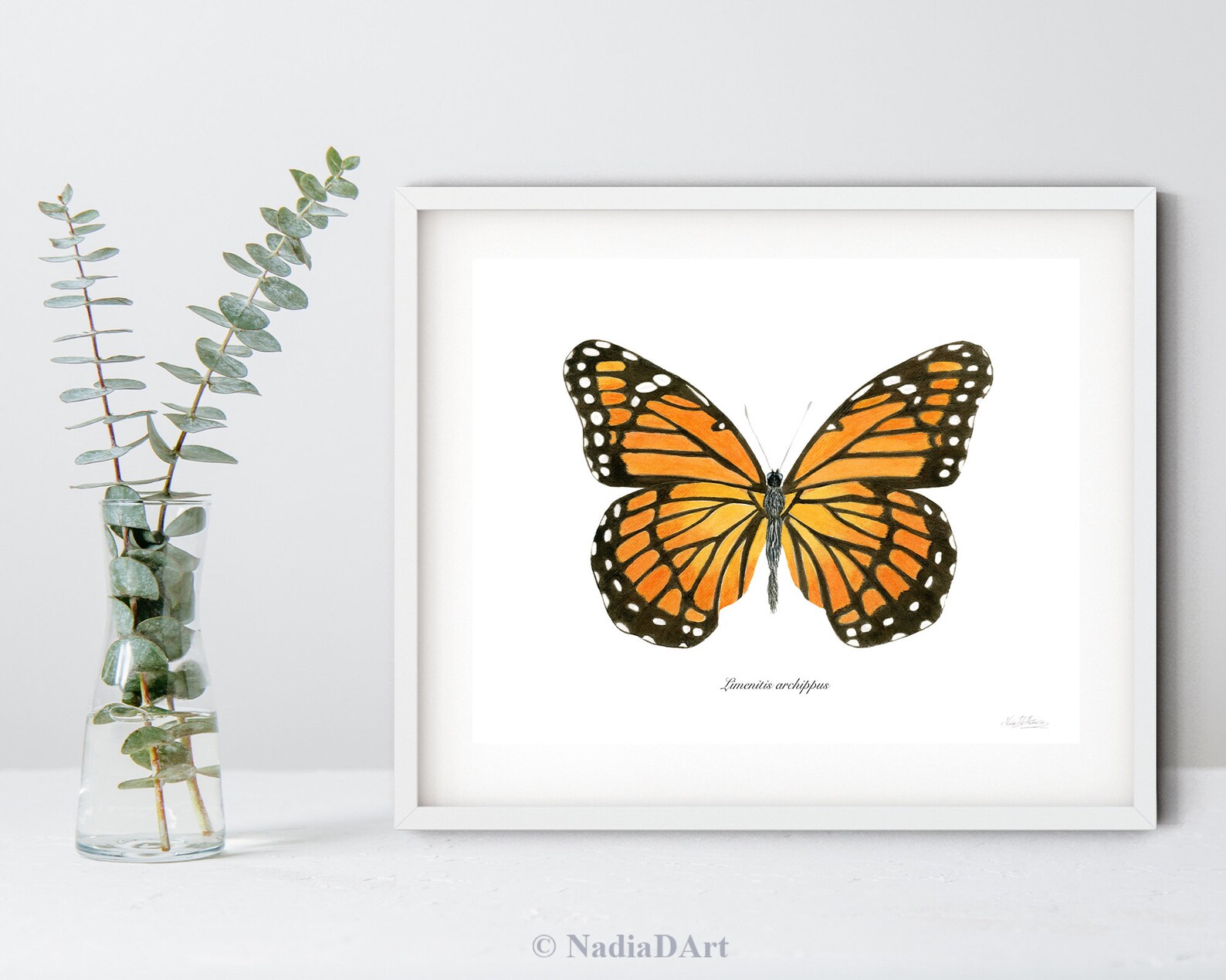 Monarch Butterfly Print Monarch Butterfly Painting Monarch - Etsy