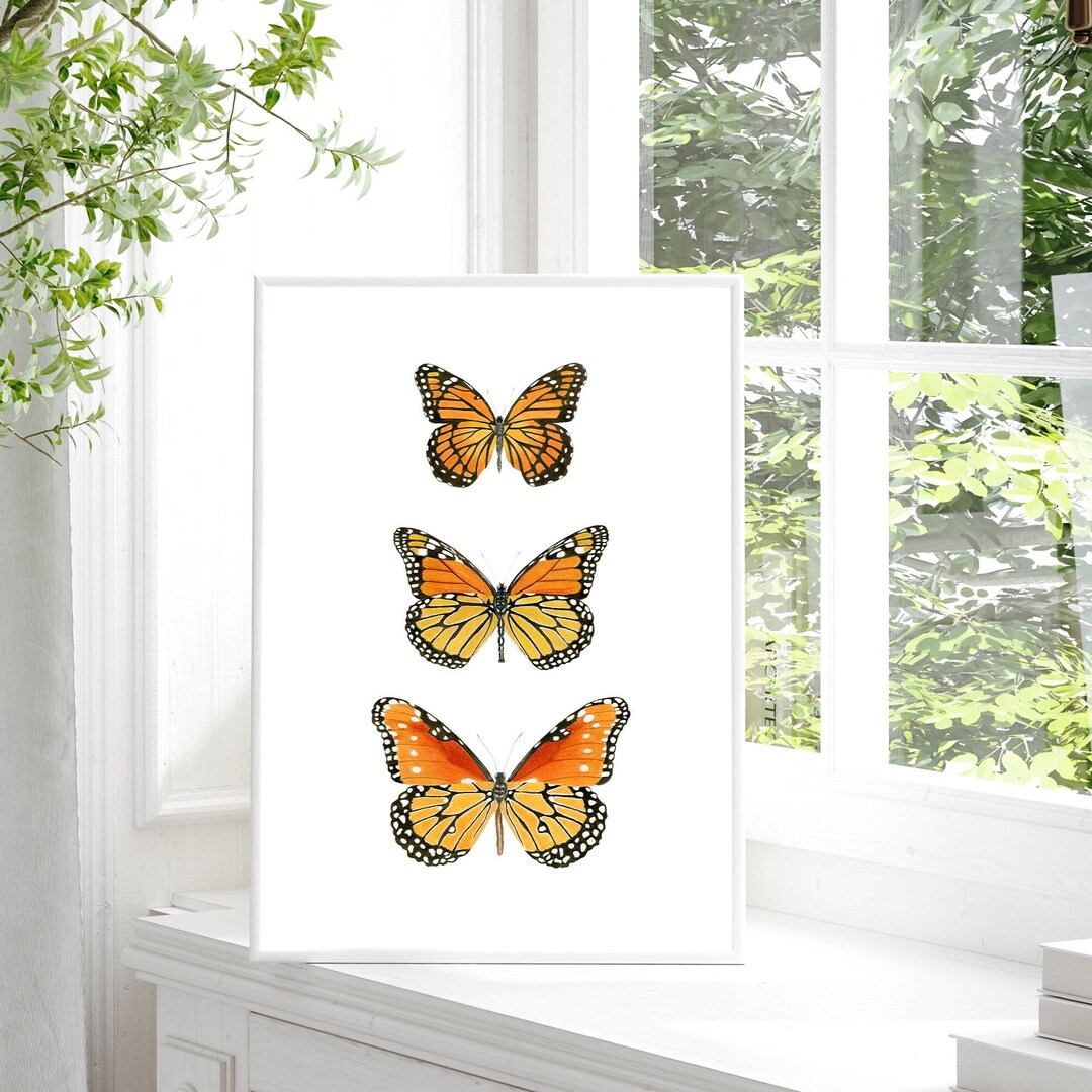 Monarch Butterfly Wall Art Monarch Print Monarch Butterfly Print ...