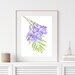 JACARANDA ART Print, Jacaranda Watercolor Painting, Jacaranda Botanical ...