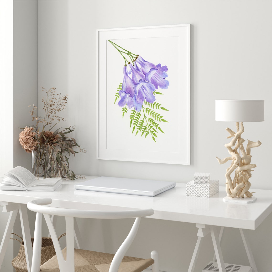 JACARANDA ART Print Jacaranda Watercolor Painting Jacaranda - Etsy