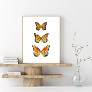 Monarch Butterfly Wall Art Monarch Print Monarch Butterfly Print ...