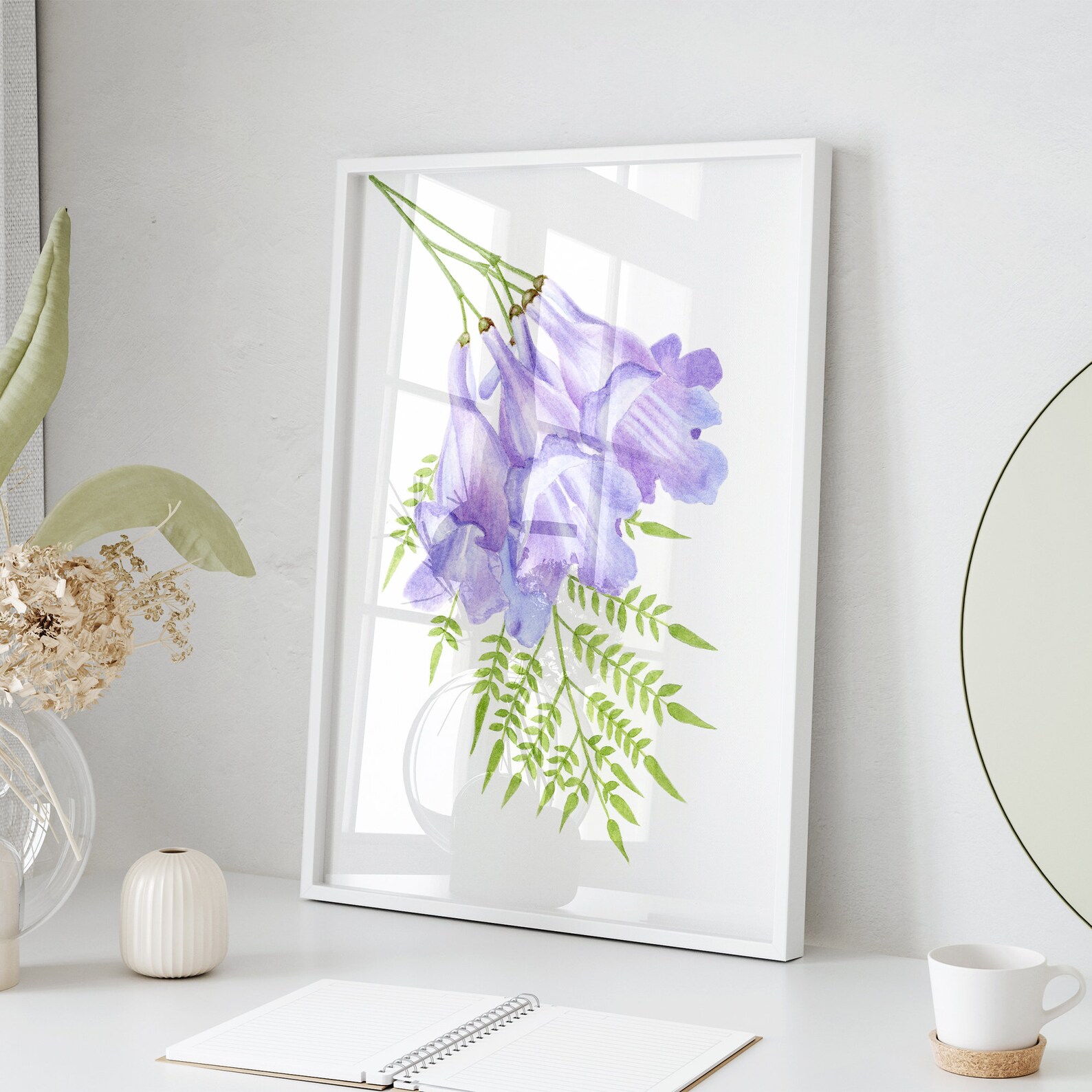 JACARANDA ART Print Jacaranda Watercolor Painting Jacaranda - Etsy