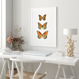 Monarch Butterfly Wall Art Monarch Print Monarch Butterfly Print ...