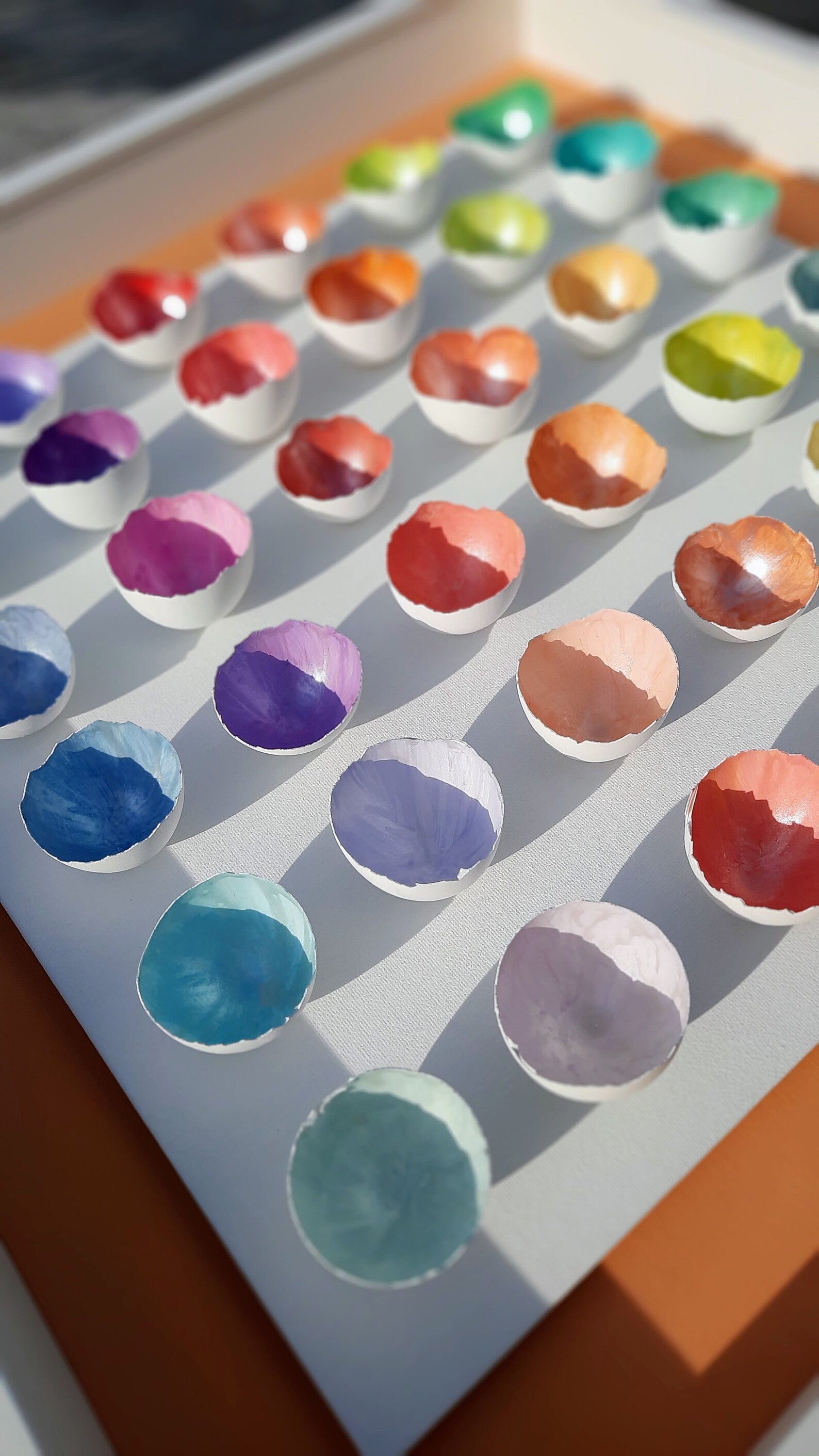 Unique Egg-shell Art Composition in Display Box - Etsy