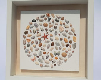 Unique Egg-shell Art Composition in Shadow Box - Etsy