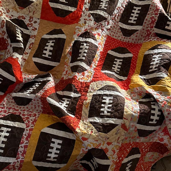 Kansas City Chiefs Quilt - Etsy