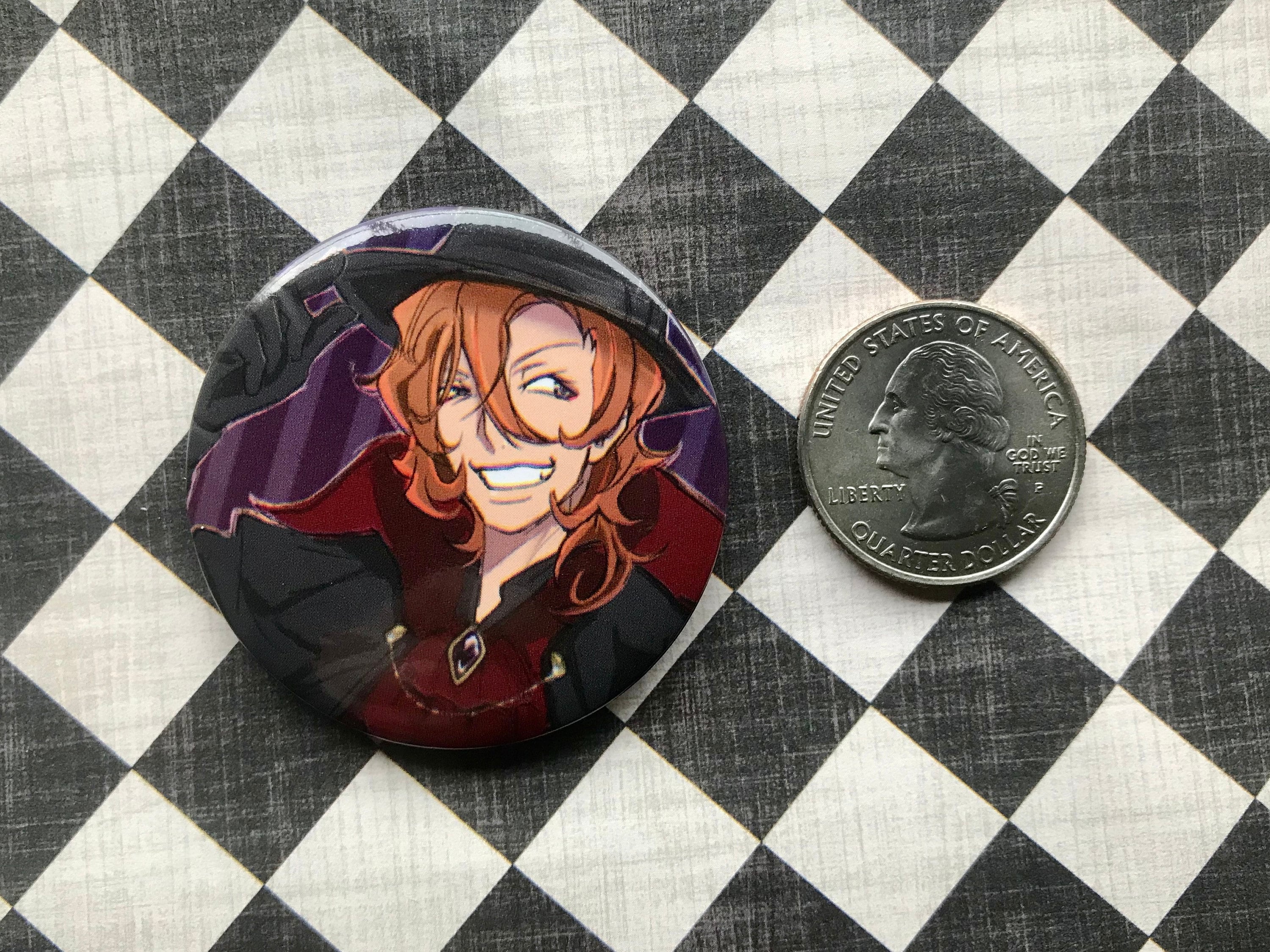 BSD Vampire Chuuya Button - Etsy