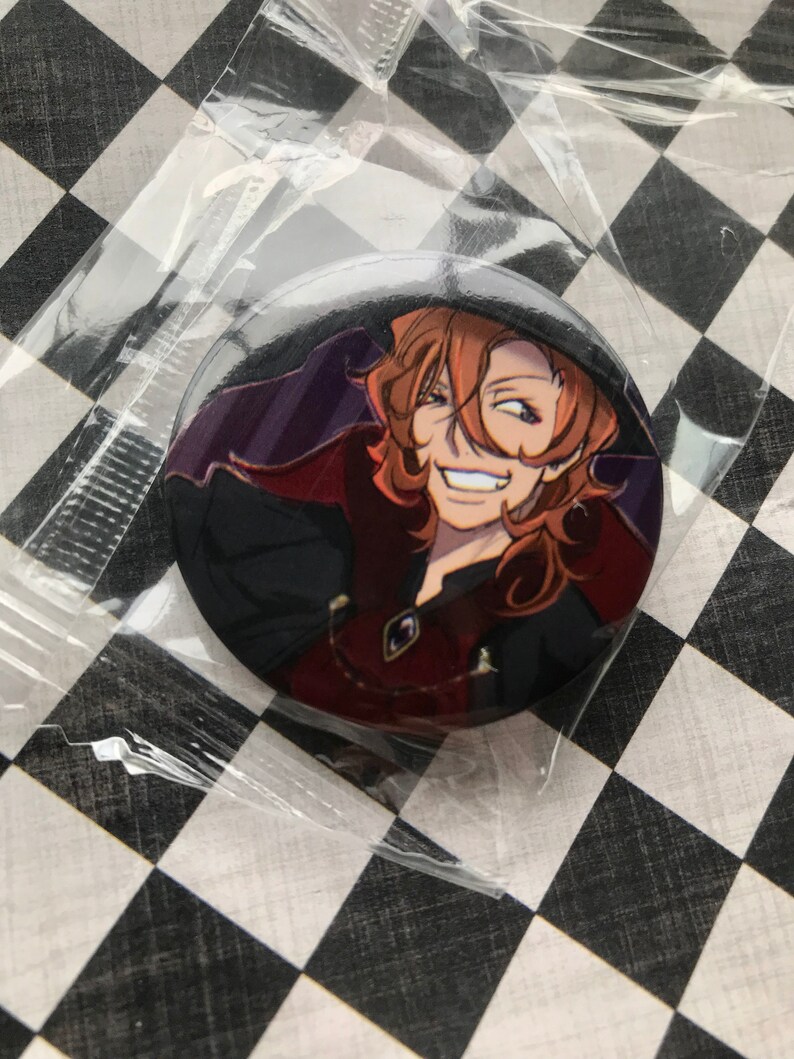 BSD Vampire Chuuya Button - Etsy