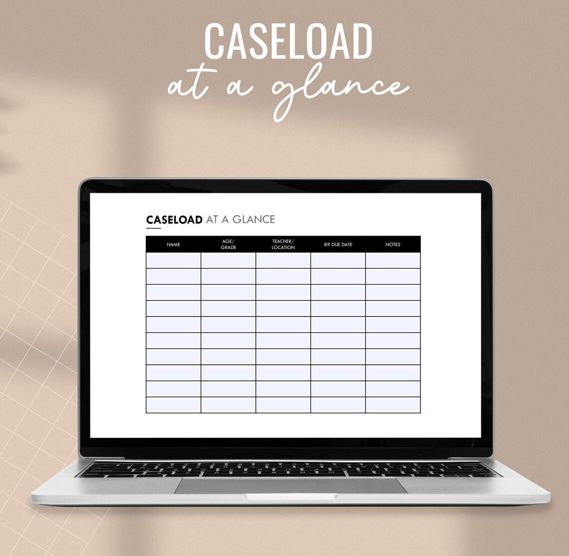 PRINTABLE Caseload Management for School Based Slps Pts - Etsy