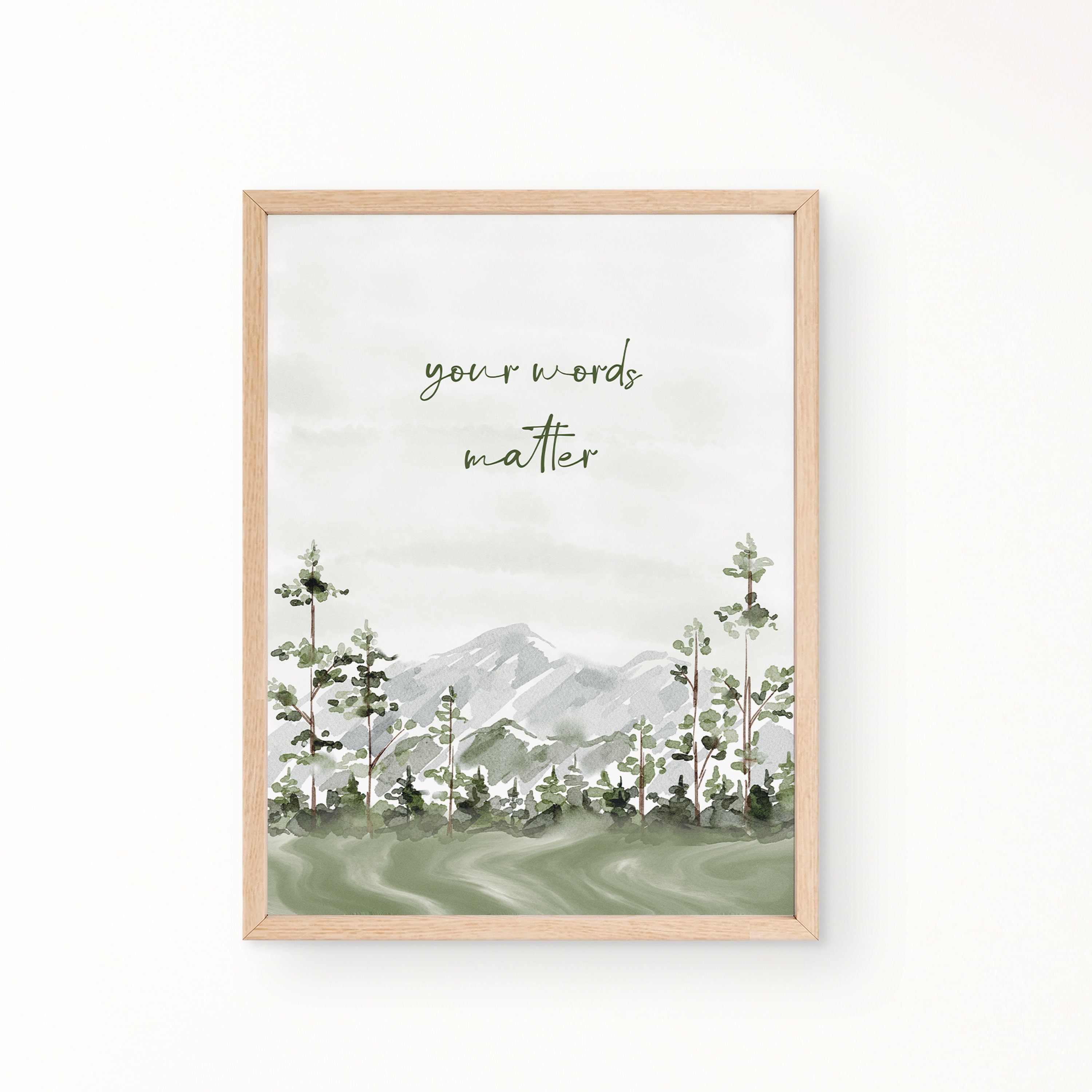 Slp Sage Green Wall Art, Speech Therapy Office Decor, Speech Pathology ...