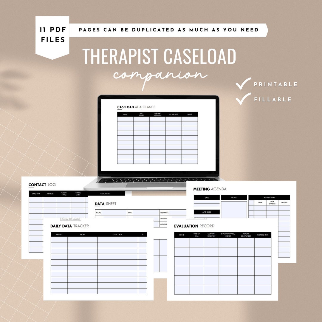PRINTABLE Caseload Management for School- Based Slps, Pts, Ots, School ...