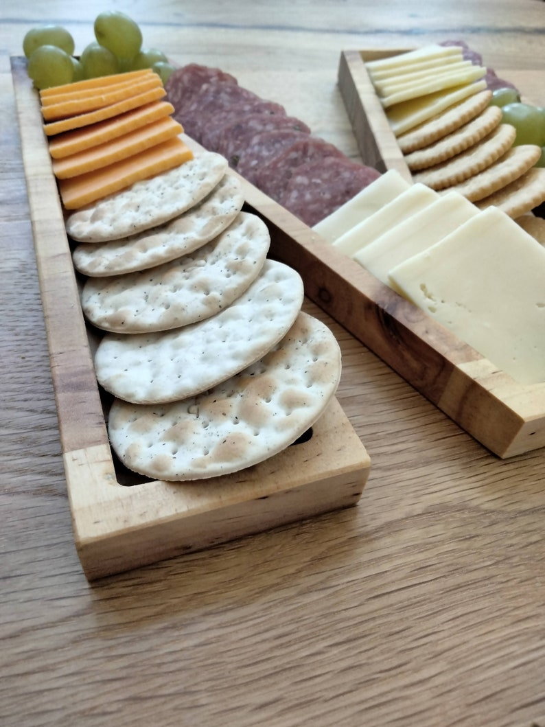 Custom Letter Charcuterie Board Snack Tray - Etsy