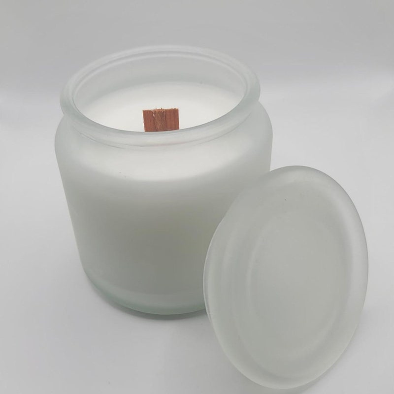 Glass Woodwick Candle - Etsy