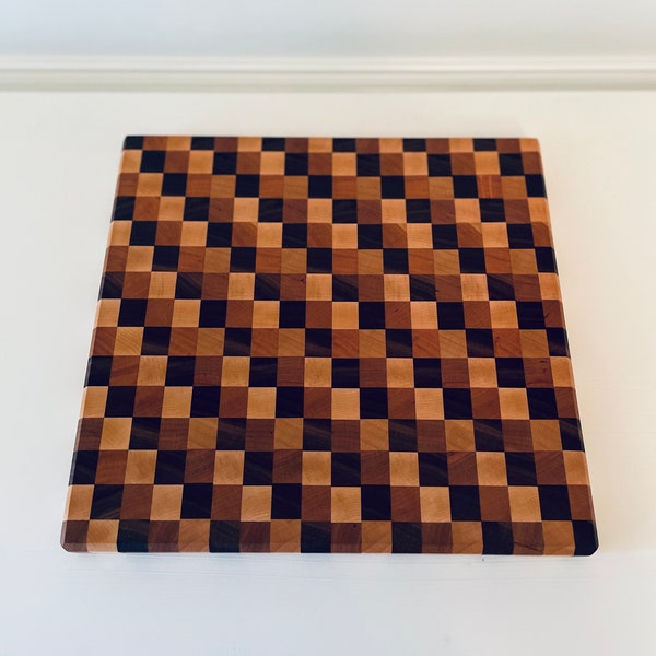 Wood Checker Board - Etsy