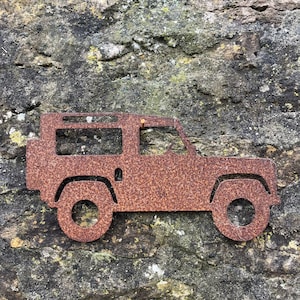 Rustic Metal Land Rover Defender Wall Art Sculpture Bespoke Handmade ...