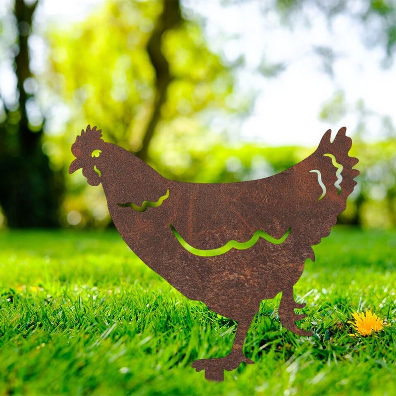 Metal Chicken - Etsy