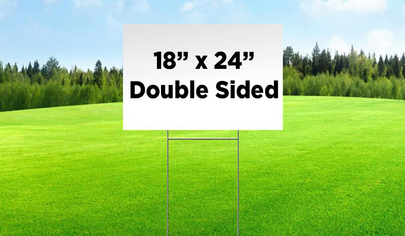 Your Design Here! Yard Signs | Double Sided 18" X 24" - Etsy