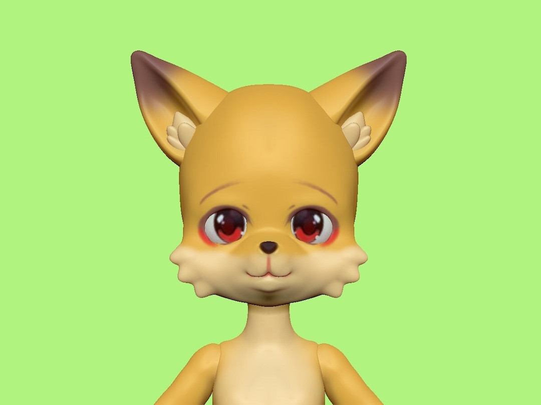 Inari Bjd Series Addition Head Kon Chan! STL. File for 3D Print - Etsy