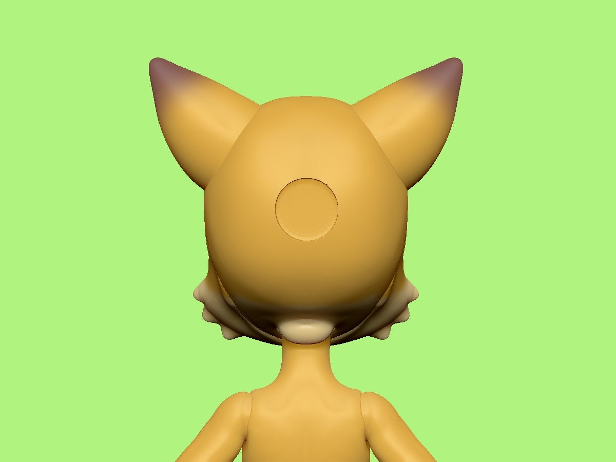 Inari Bjd Series Addition Head Kon Chan! STL. File for 3D Print - Etsy