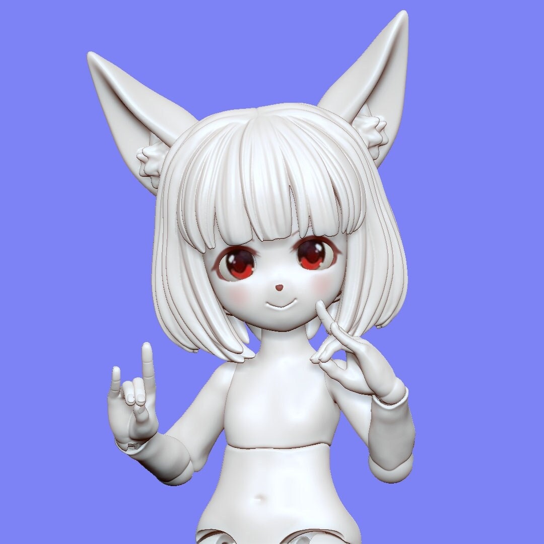 Inari Bjd series Adición Fox gesto mano - Etsy México