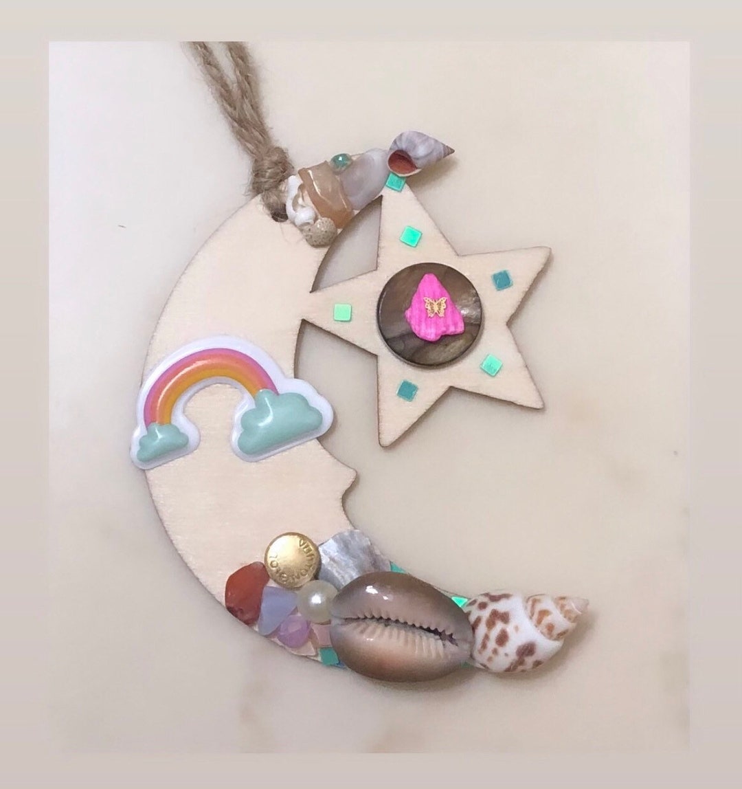 Crescent Moon Window/wall Hanging - Etsy