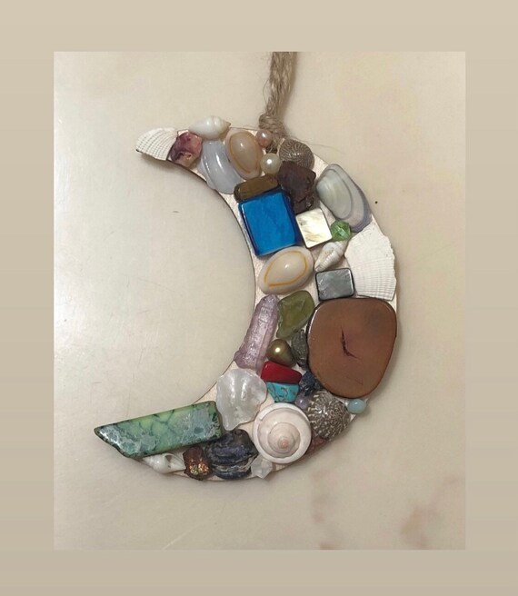 Crescent Moon Wall/window Hanging - Etsy