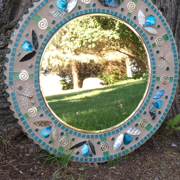Mosaic Mirror - Etsy