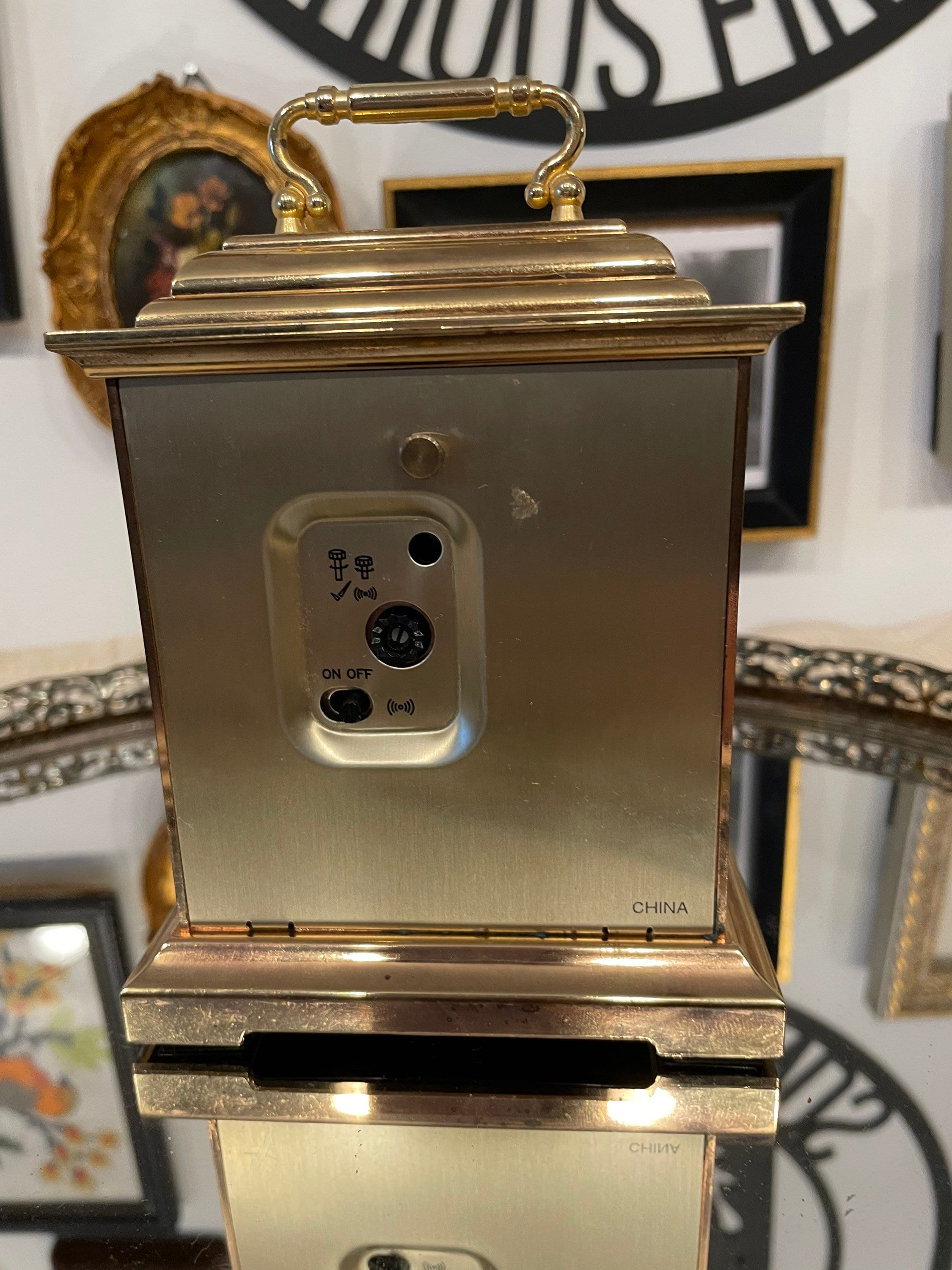 VINTAGE Howard Miller Model 645-173 Gold Brass Clock Gold Face - Etsy