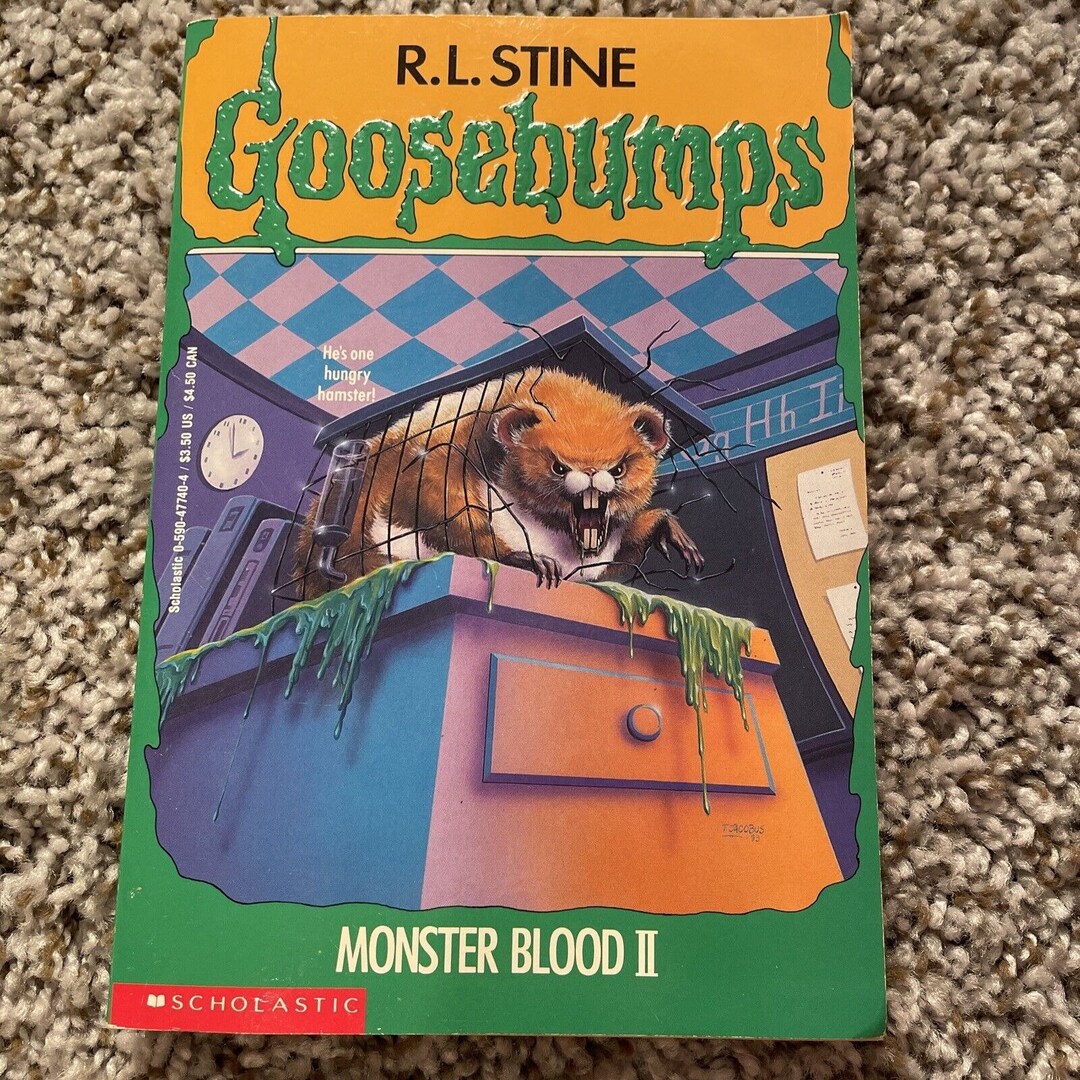 Goosebumps 18 Monster Blood 2 R. L. Stine 1st Scholastic Printing 1994 ...